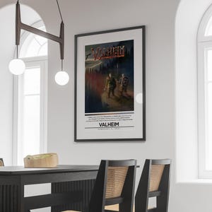 Valheim Poster | Valheim Prints | Gaming Poster | 4 Colors | Video Game ...