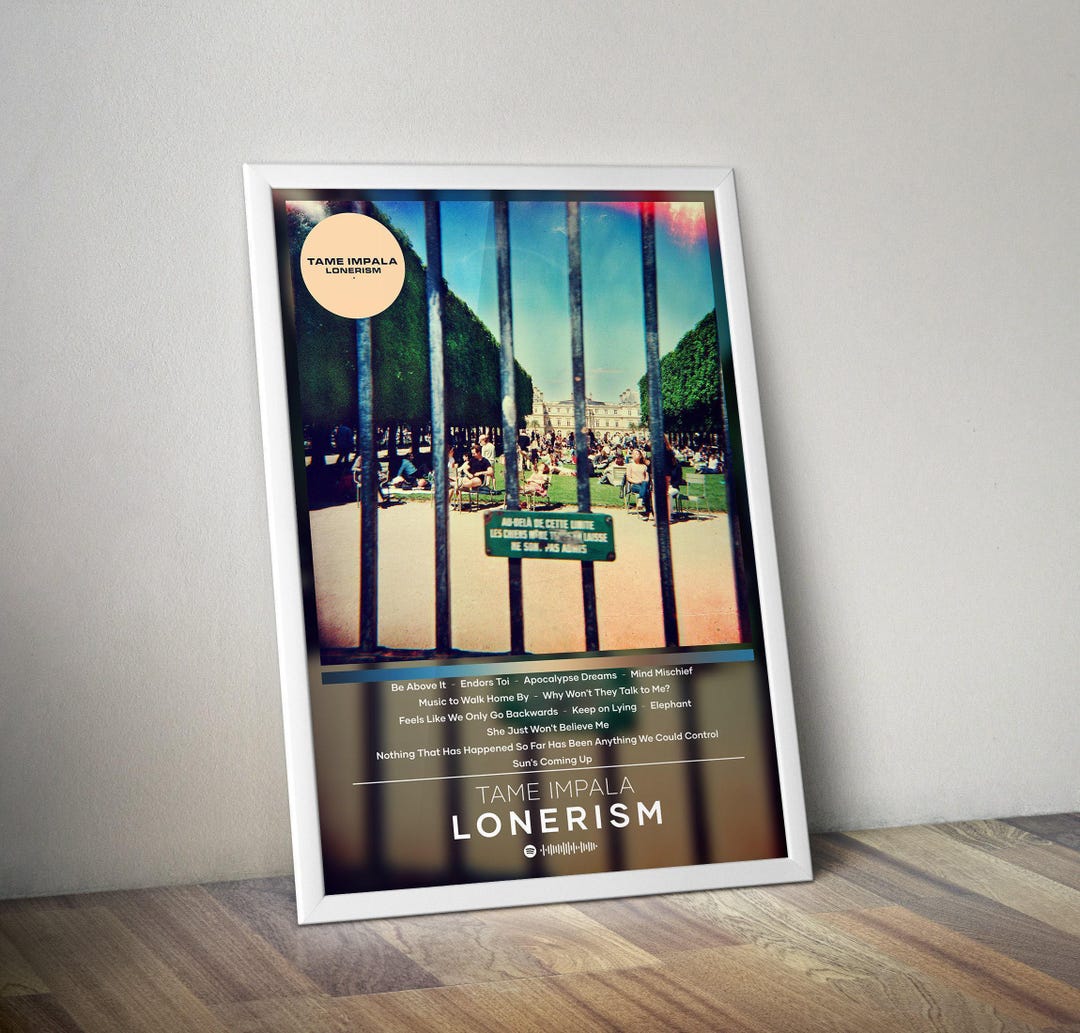 Tame Impala Poster Print | Lonerism Poster | Album Poster Prints | 4 ...