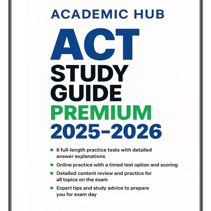 2025 2026 Act Full Length Practice Tests - Etsy New Zealand