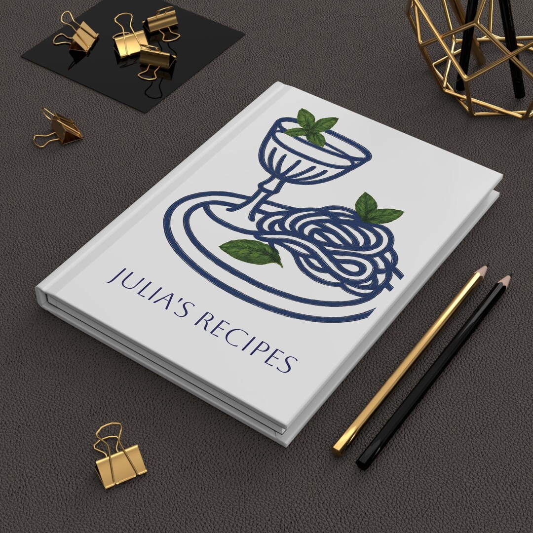 Elegant Recipe Journal, Ideal for Food Lovers, Kitchen Organizer ...