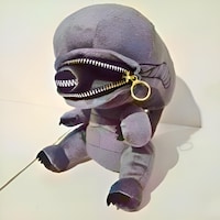 Baby Alien, Plush Alien, Fushia Pink Plush Alien, Ready to Ship, Ufo ...