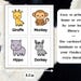 64 Kawaii Animal Flashcards for Kids Printable Flashcards Animal ...