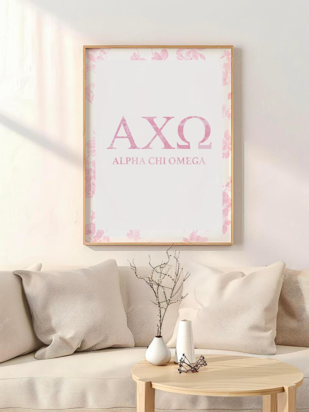 Alphachiomega/sorority/print/axo/wall/decor/art/college/university - Etsy