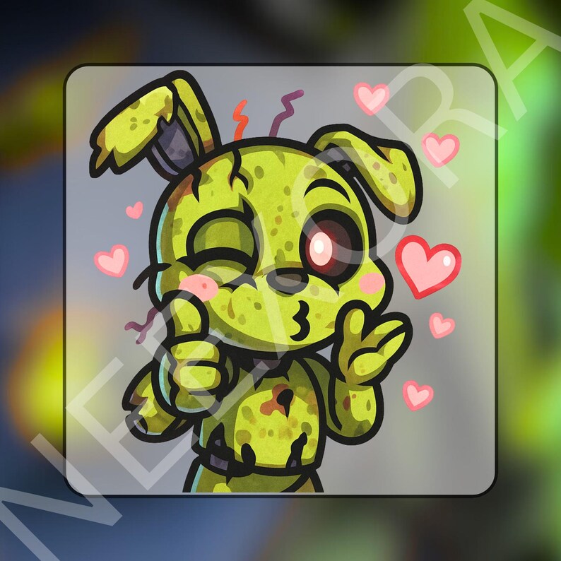 Springtrap Twitch Emote Pack – 12x Five Nights at Freddy's Emotes ...