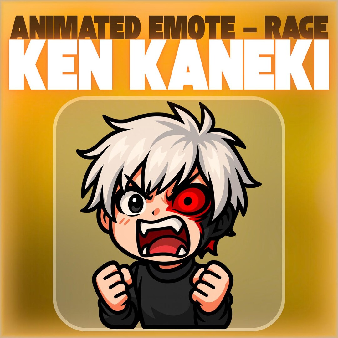 Animated Emote Ken Kaneki - Rage | Dead by Daylight Twitch Emote Horror ...