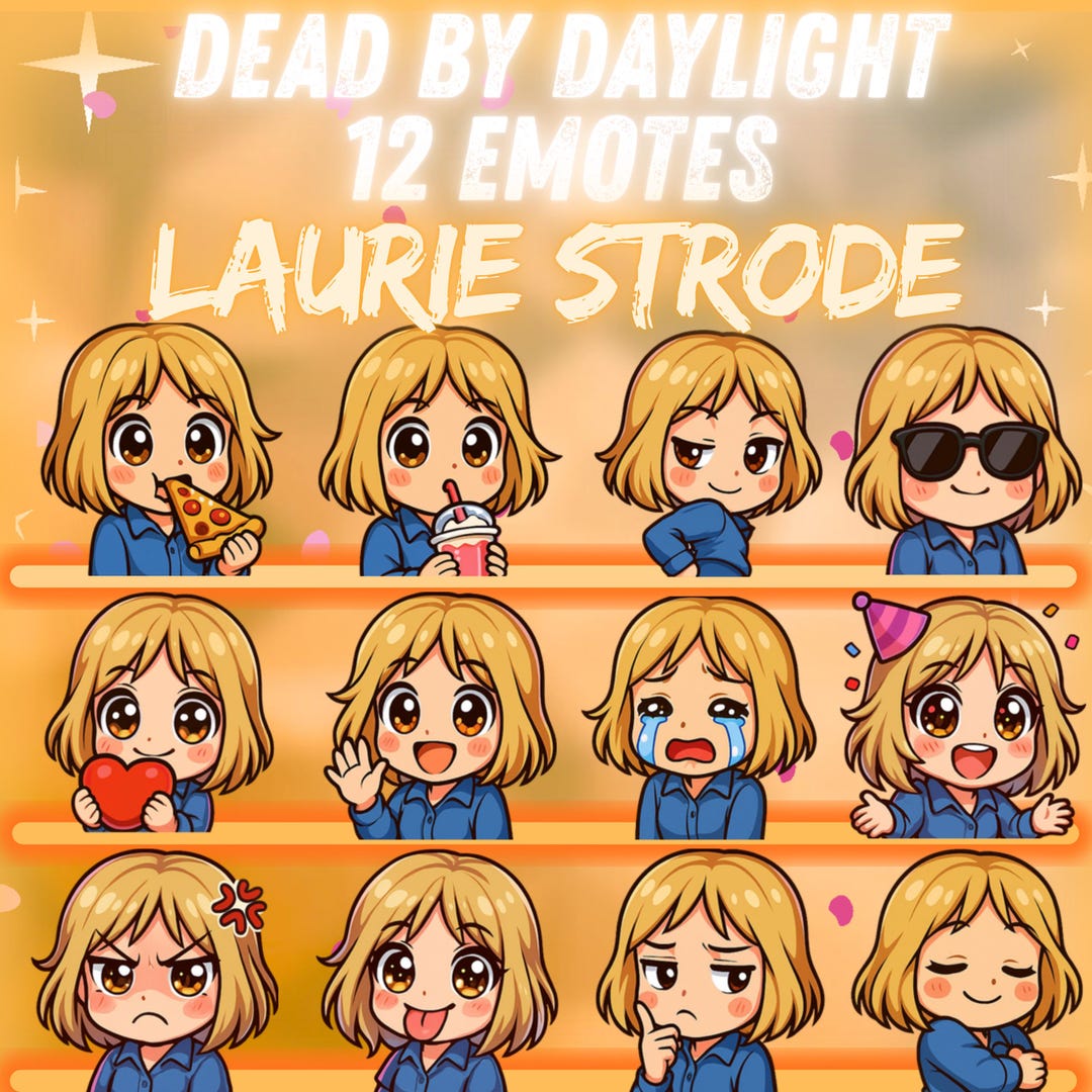 Laurie Strode Emotes for Streamers | Digital Instant Download - Etsy