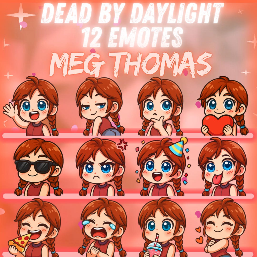 Trickster Dead by Daylight Twitch, Discord Emote Pack – 12 Kawaii ...