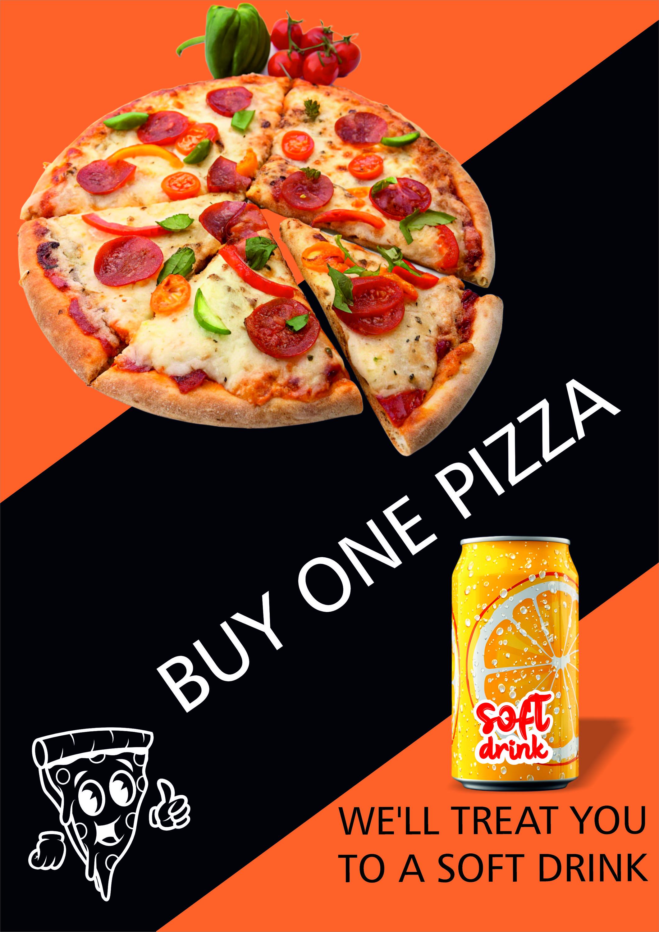 Pizza Flyer Template – Editable Coreldraw Design for Pizzerias | Menu ...