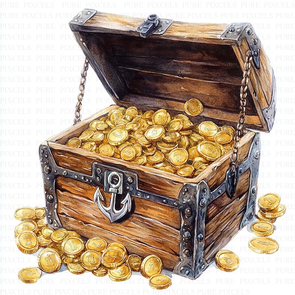 Pirate Treasure Chest - Etsy