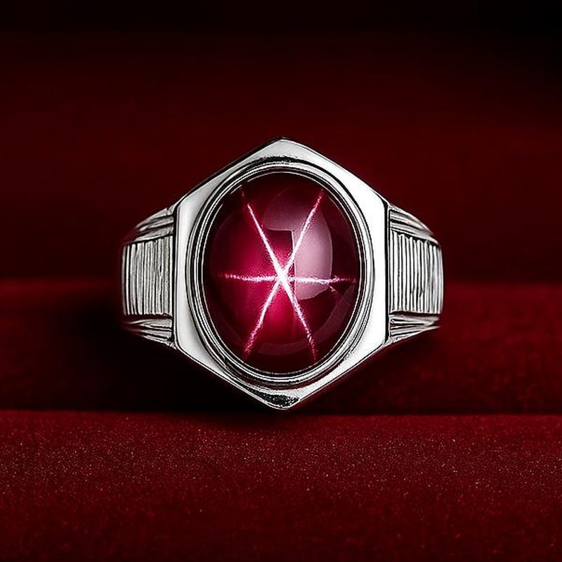 Star Ruby Ring - Etsy