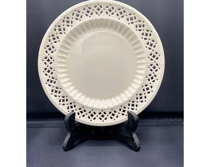 Royal Creamware Classic Set of Four Pierced 7" Bread and Butter Plates ...