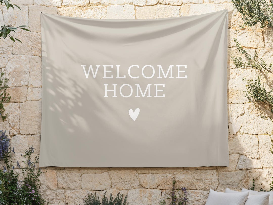 Welcome Home Banner, Homecoming Backdrop, Party Decoration, Welcome ...