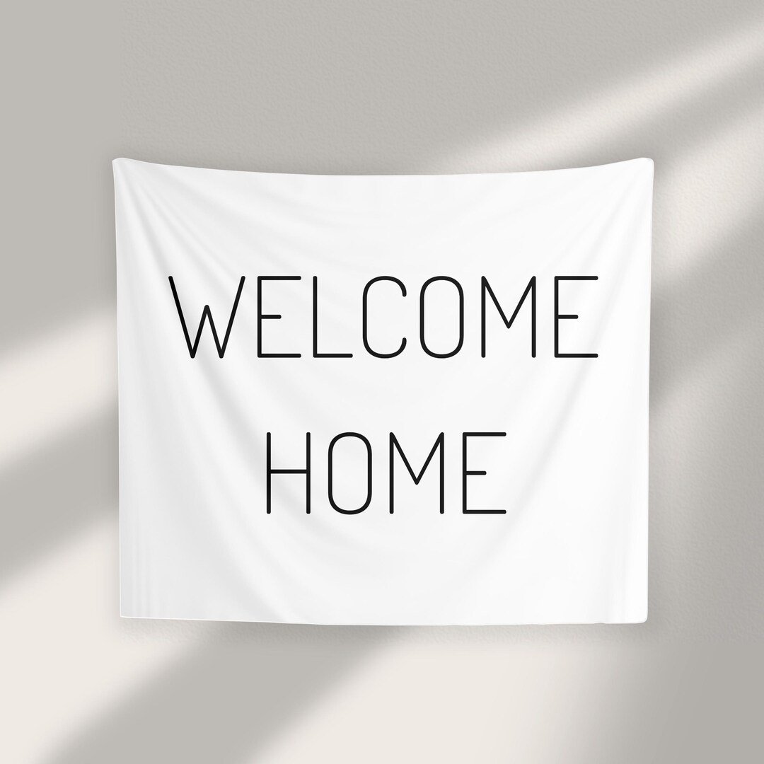 Welcome Home Banner, Homecoming Backdrop, Party Decoration, Welcome ...