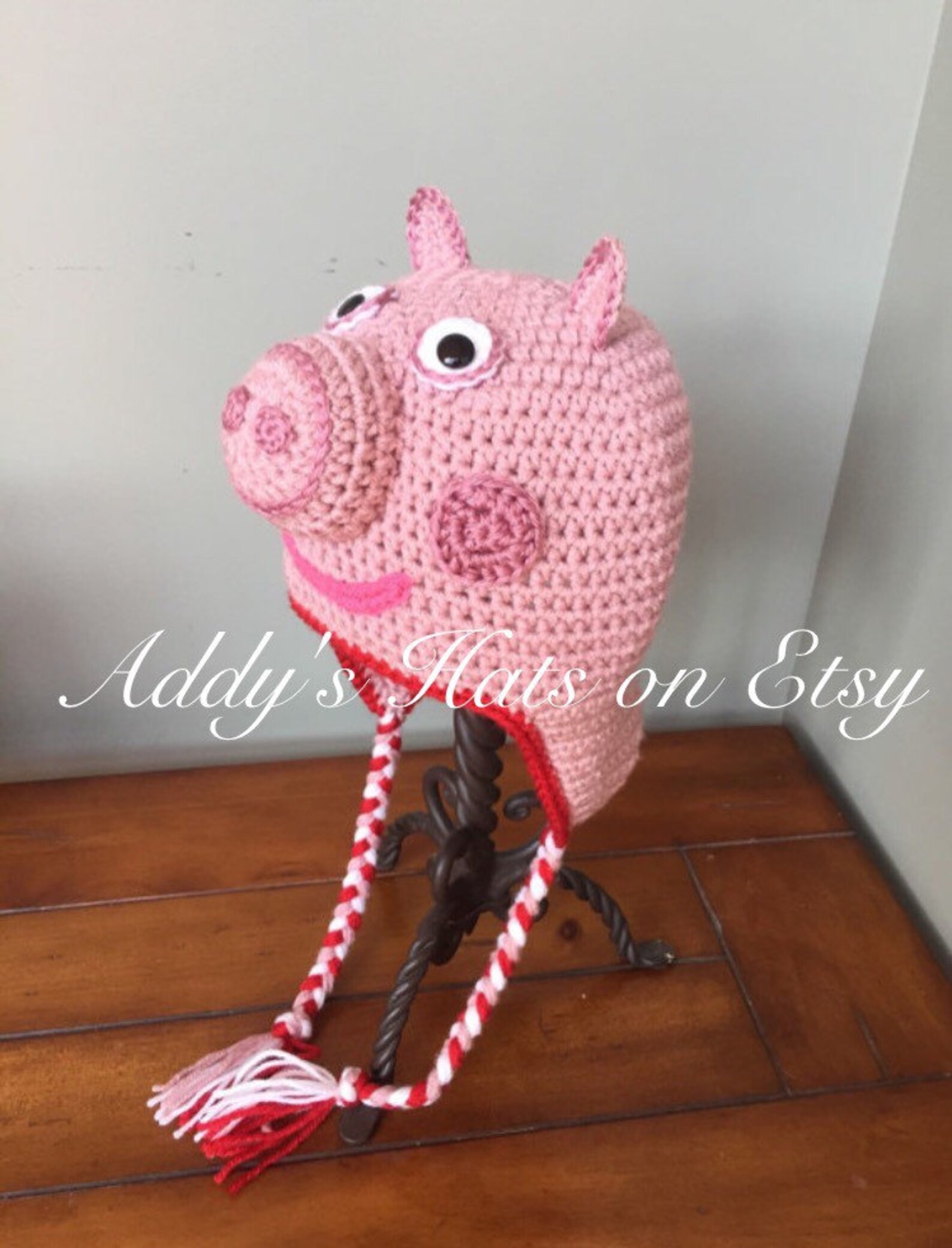 Peppa Pig Inspired Hat you Choose Size - Etsy