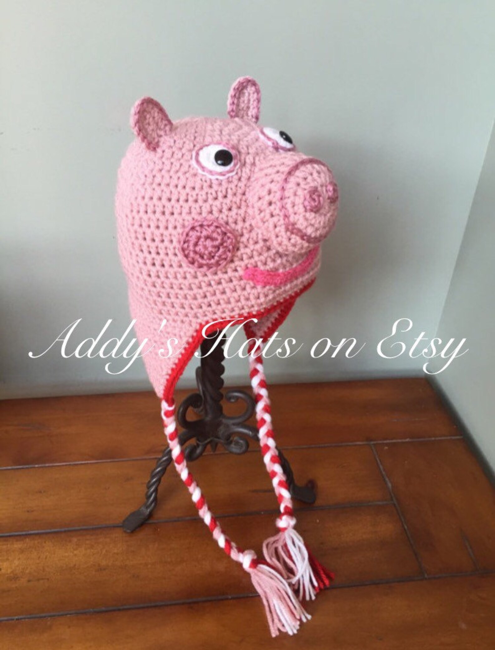 Peppa Pig Inspired Hat you Choose Size - Etsy