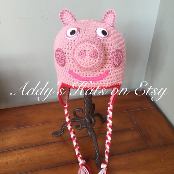 Crochet Pig Hat - Etsy