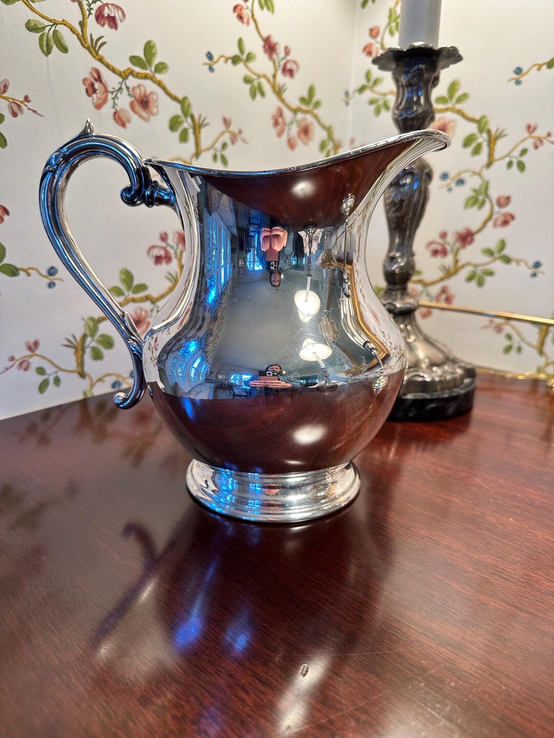 Vintage Oneida Silver Plate Pitcher: Elegant Serving Piece - Etsy