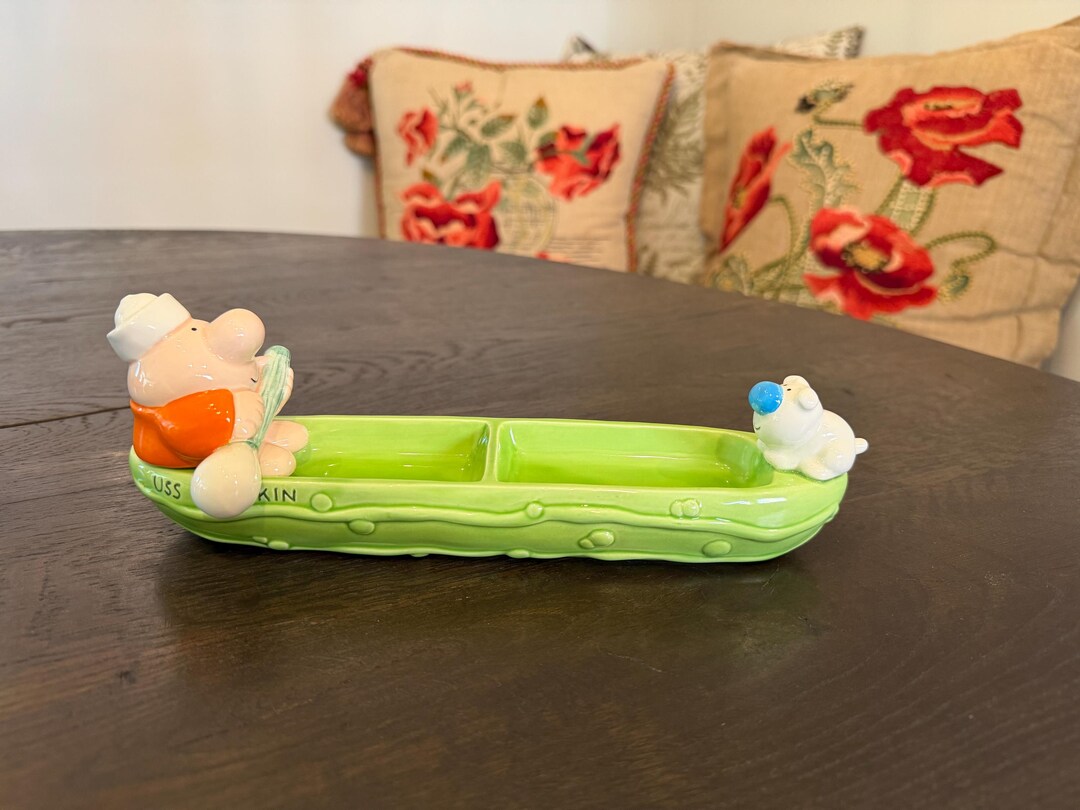 Vintage 1982 Ziggy and Fuzz Pickle Boat USS Gherkin Collectible - Etsy