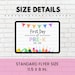 Pre-k 2025-2026 School Sign First Day/last Day (3 Backgrounds Included ...