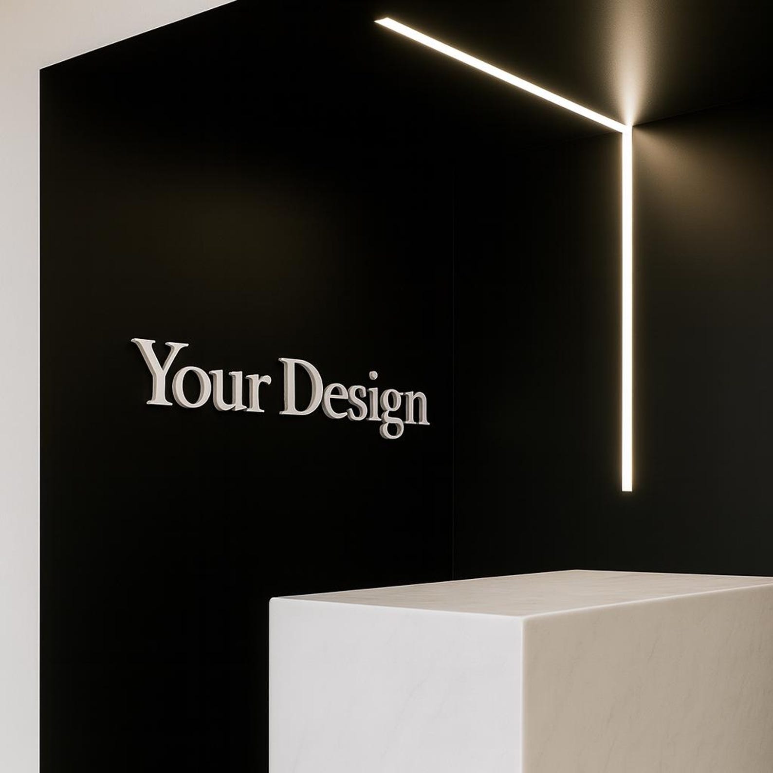 Custom Acrylic Business Logo Sign | 3D Lettering Wall Decor - Etsy