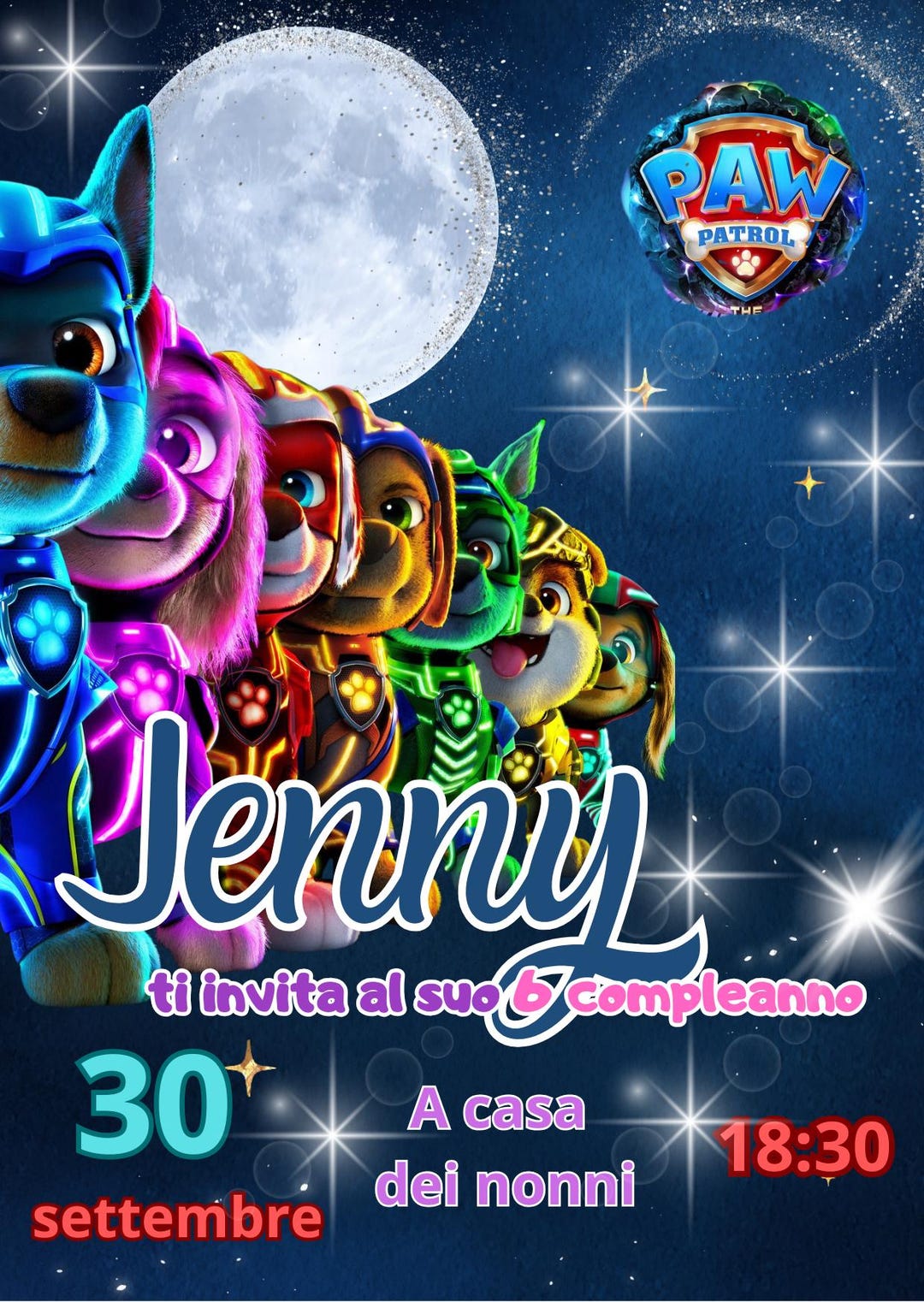 Birthday Invitation/participation Png File for Download - Etsy