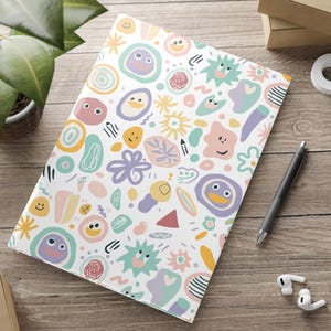 Doodle Faces Hand-drawn Seamless Pattern | Whimsical Scribble Digital ...