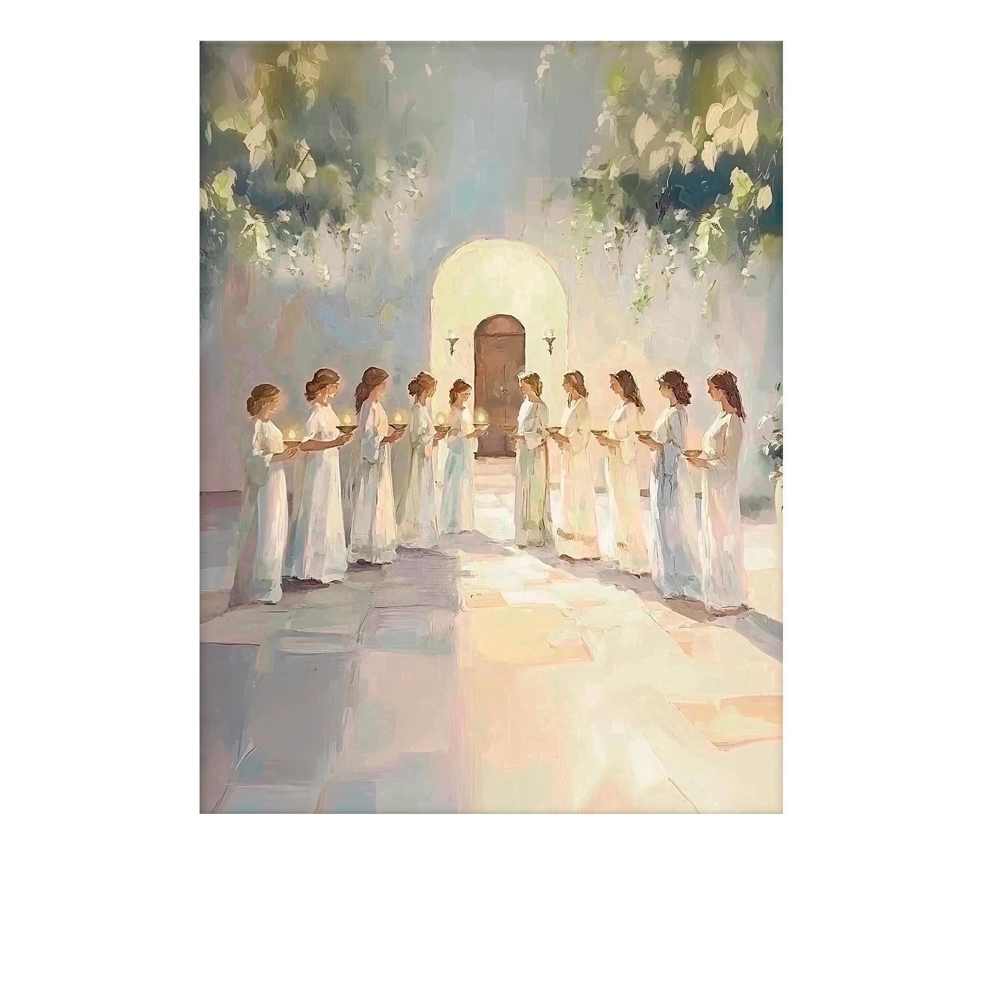 Light of Faith, LDS Art, Parable of the Ten Virgins, Christian Wall Art ...