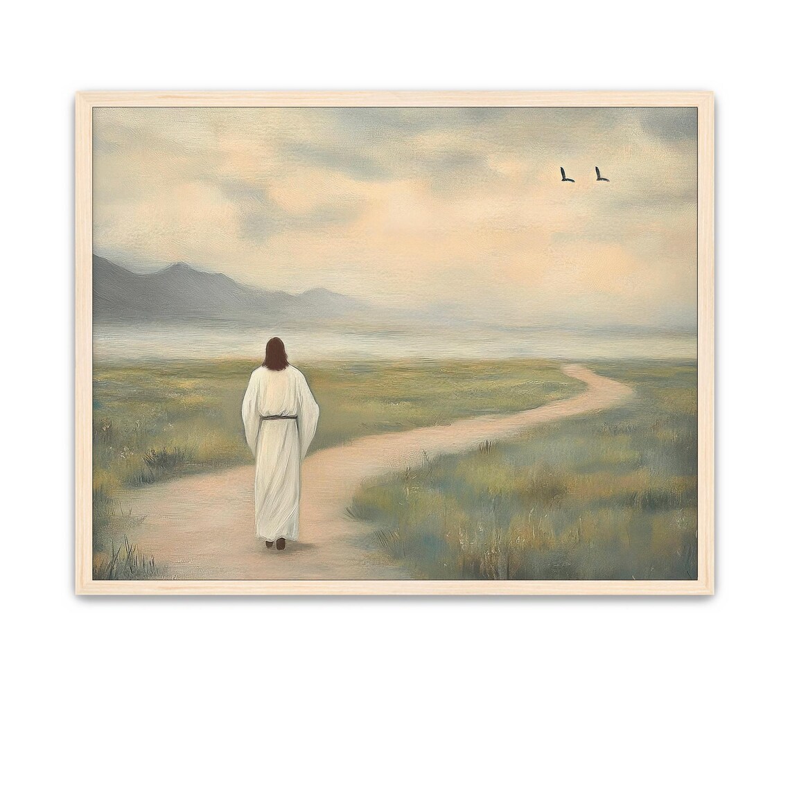 Walk With Me, LDS Art, Modern Jesus Christ Artwork, Christian Wall Art ...