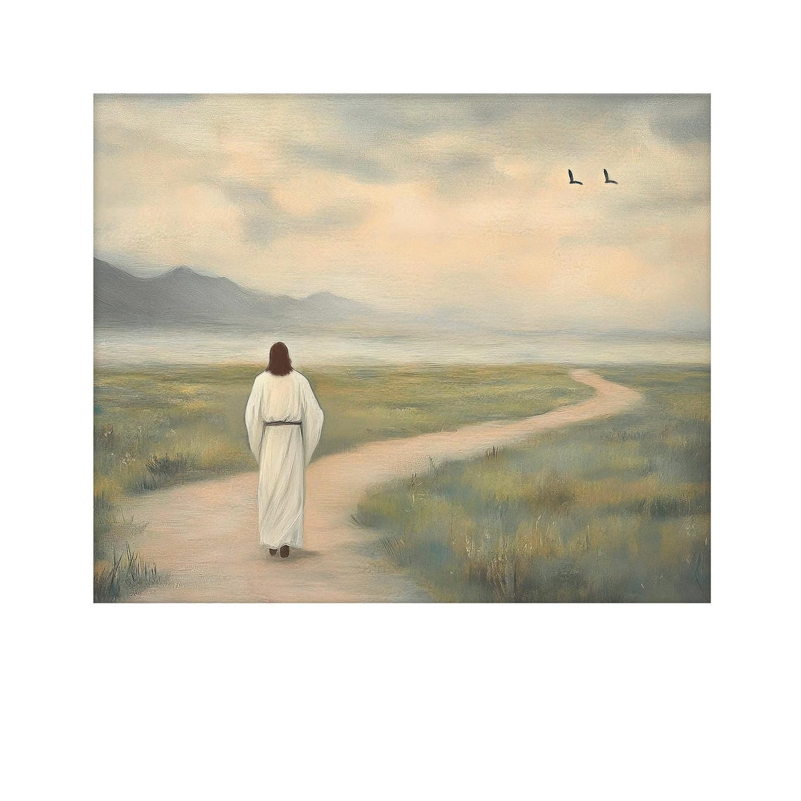 Walk With Me, LDS Art, Modern Jesus Christ Artwork, Christian Wall Art ...