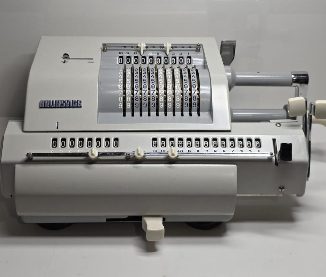BRUNSVIGA 13 RM Mechanical Calculator – Fully Working – Original Key ...
