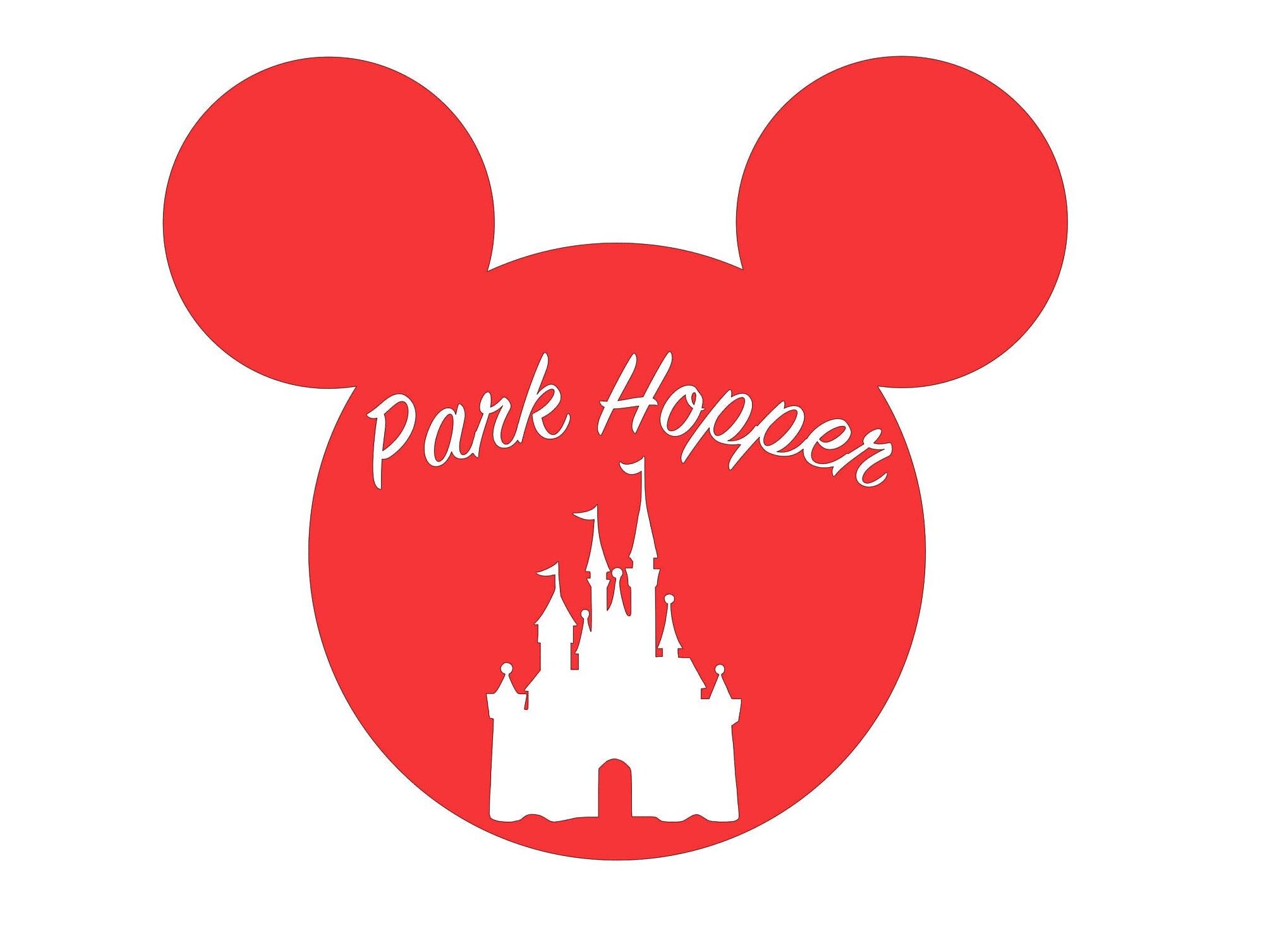 Mickey Mouse Head Bumper Sticker, Mickey Vinyl Decal, Mickey Mouse ...