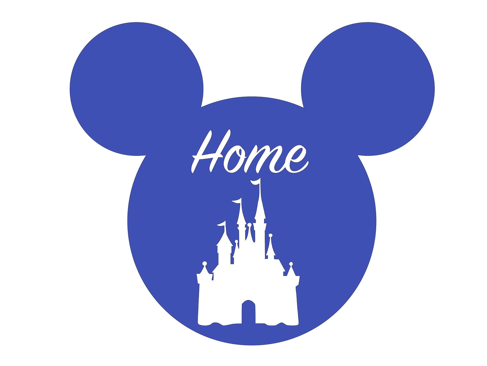 Mickey Mouse Head Bumper Sticker, Mickey Vinyl Decal, Mickey Mouse ...