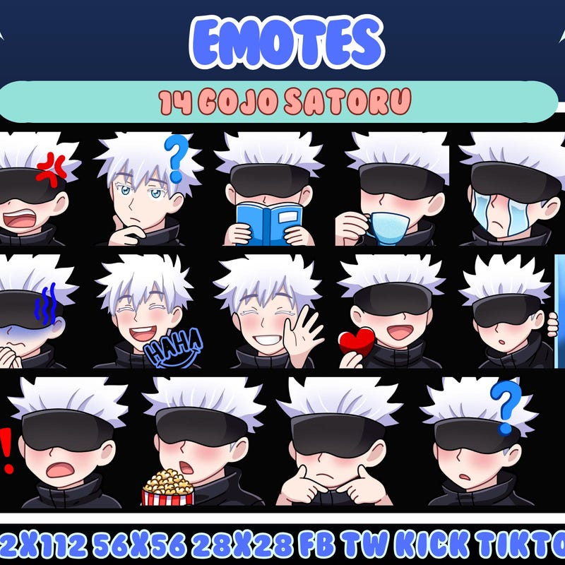Jujutsu Kaisen Emote - Etsy