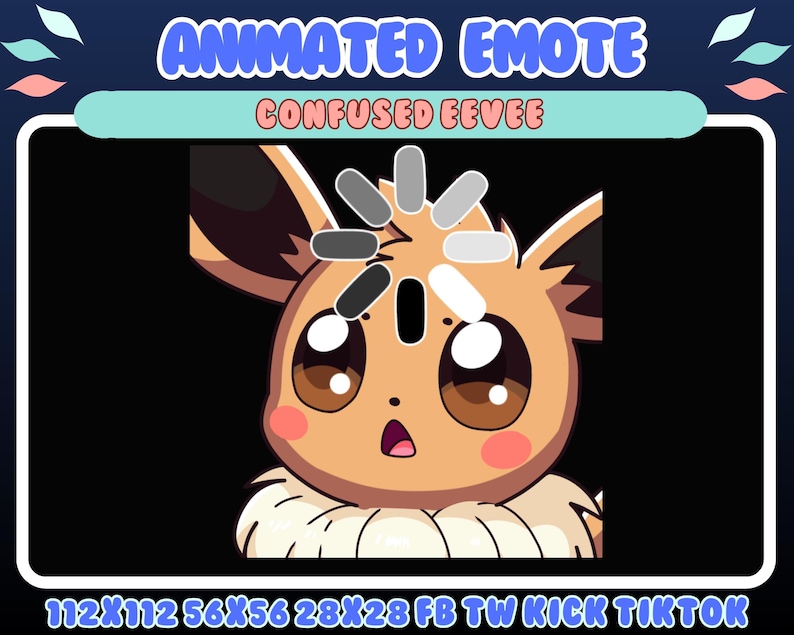 Animated Squirtle Confused Emote: Twitch/discord/kick Streamer Pack ...