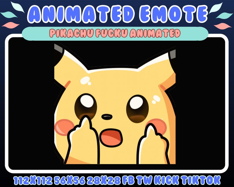 Animated Mewtwo Fucku Emote: Twitch/discord/kick Streamer Pack (digital ...