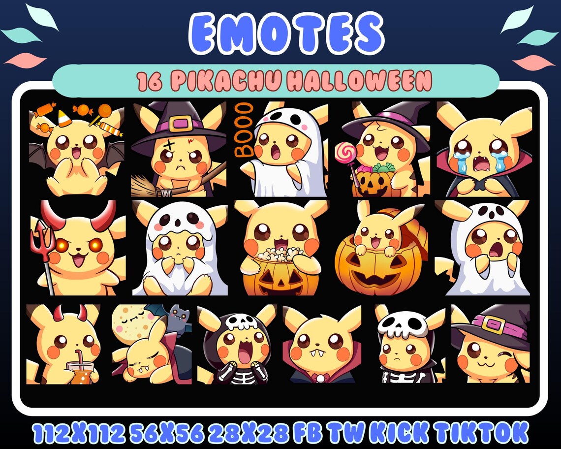 8 MIMIKYU HALLOWEEN | Emotes Cute | Emotes Twitch | Emotes Discord ...