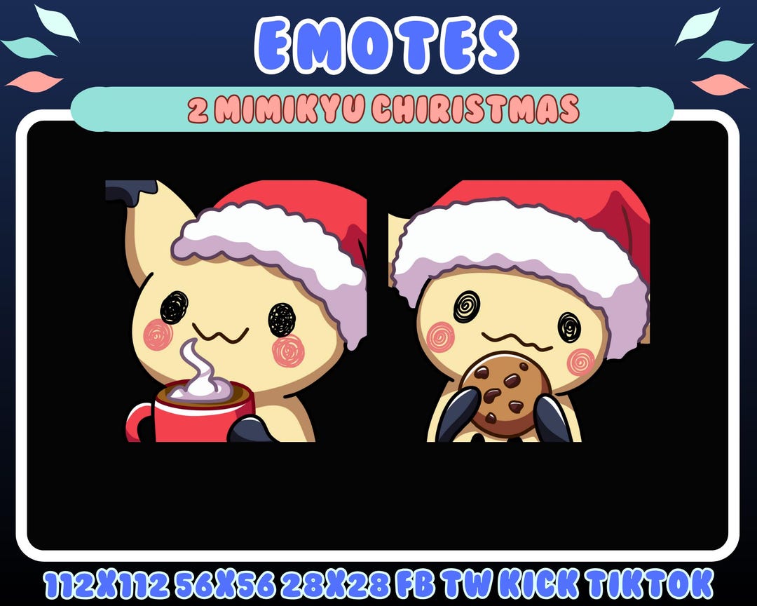 2 MIMIKYU CHRISTMAS Emotes | Emotes Twitch | Emotes Discord | Emotes ...