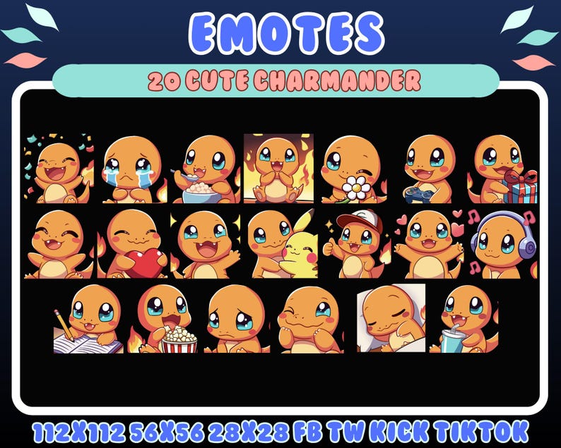 8 Dragonite Emotes Set 1 | Twitch, Discord, Kick (digital Download) - Etsy