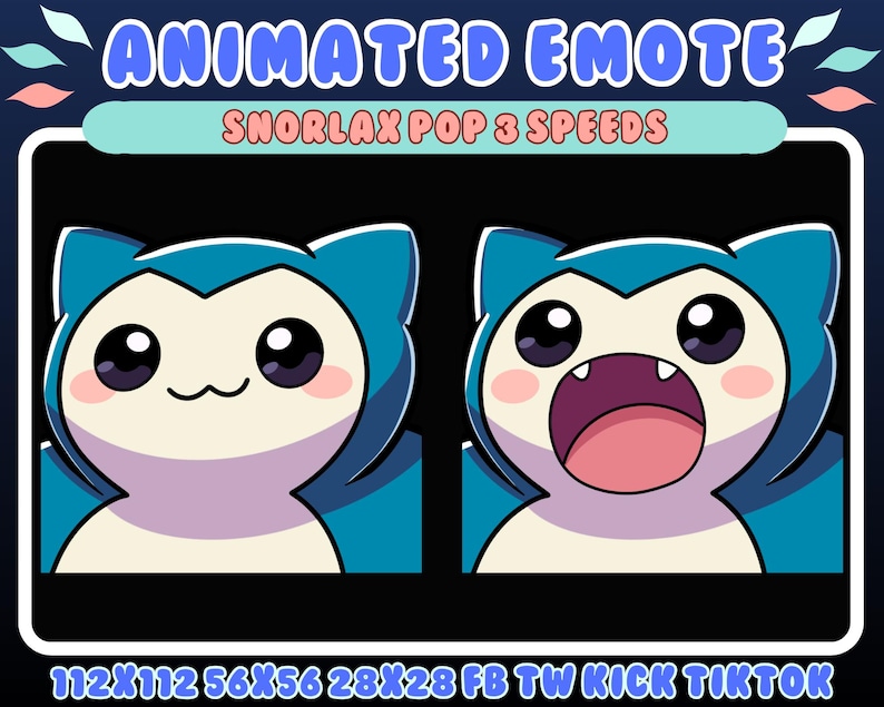 Charmander Pop Animated Emote | Twitch, Discord, Kick (digital Download ...