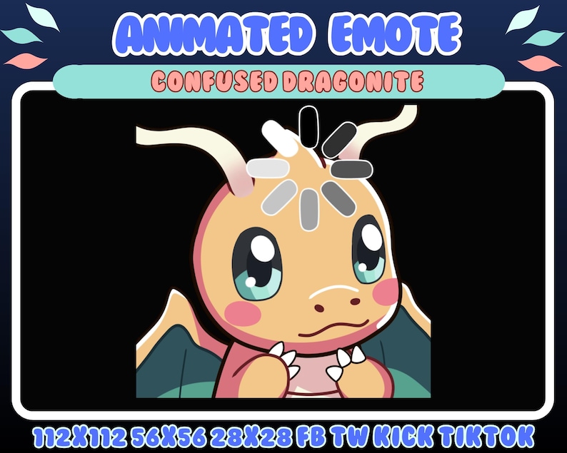Animated Mimikyu Confused Emote Pokemon : Twitch/discord/kick (digital ...