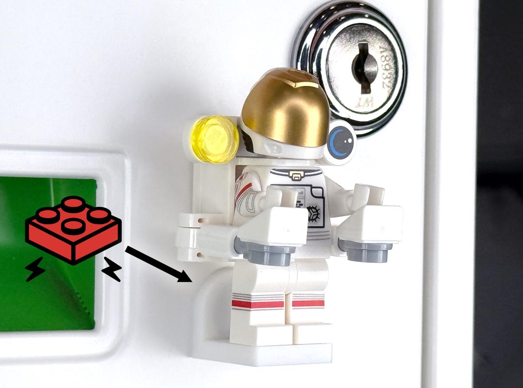 Minimags - Magnetic Mounts for LEGO® Minifigures With Backpacks & More ...