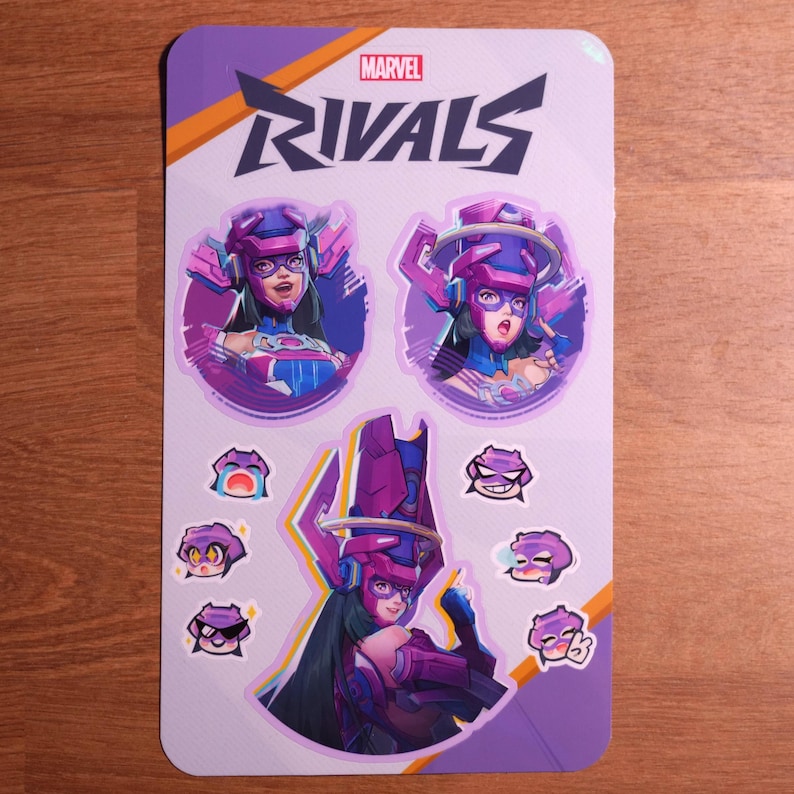 Marvel Rivals Galacta Sticker Sheets - Etsy