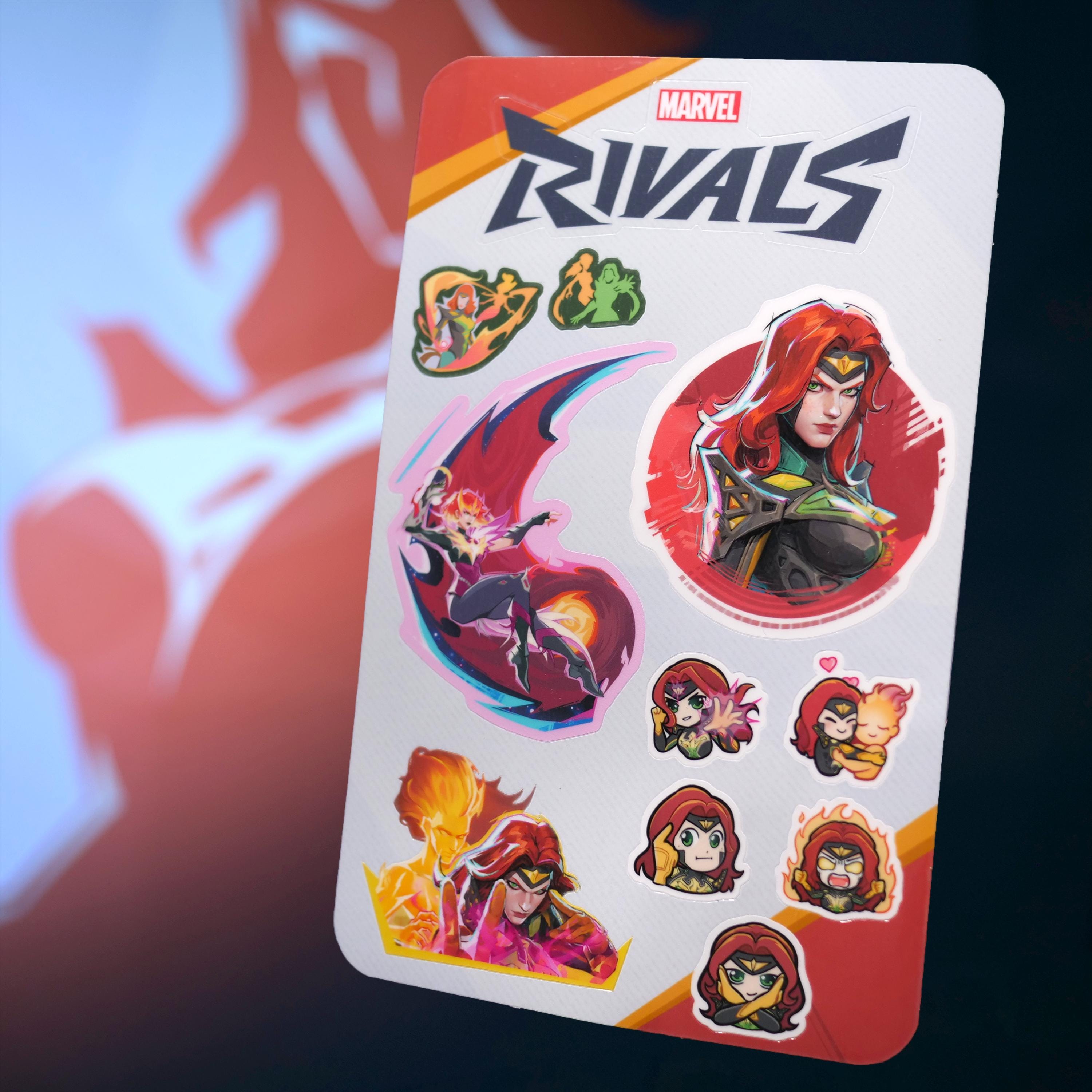 Marvel Rivals Phoenix (jean Grey) X-men Sticker Sheet - Etsy