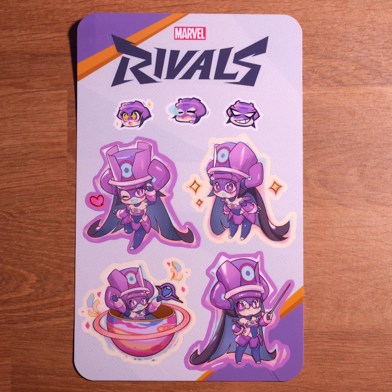 Marvel Rivals Galacta Sticker Sheets - Etsy