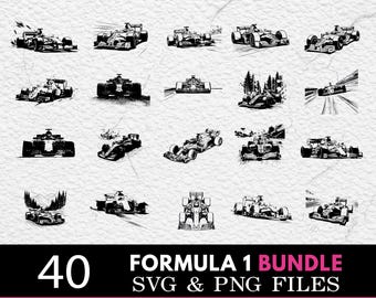 Formula Car Svg Bundle, Racing Car Svg Bundle, Formula 1 SVG, F1 Racer ...