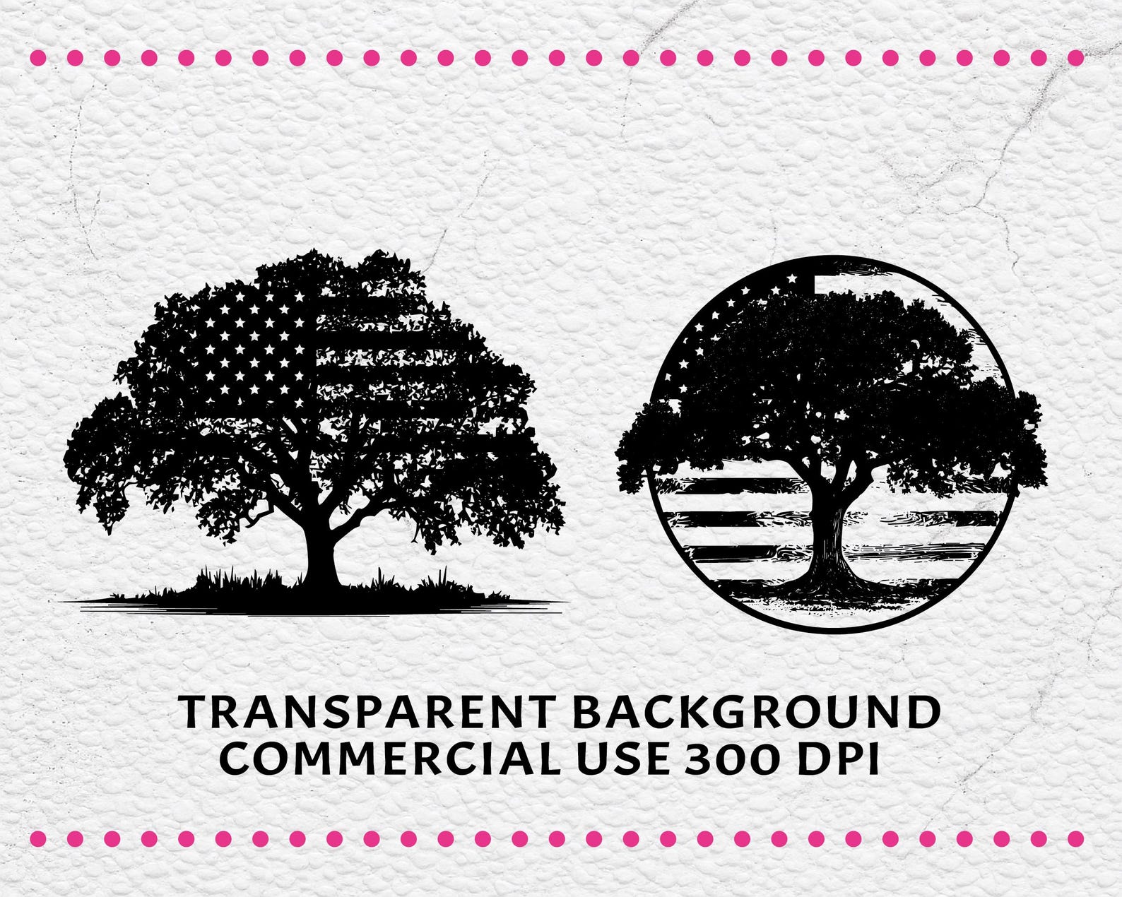 Oak Tree SVG PNG Bundle | Tree Silhouette Vector | Cricut Cut Files ...