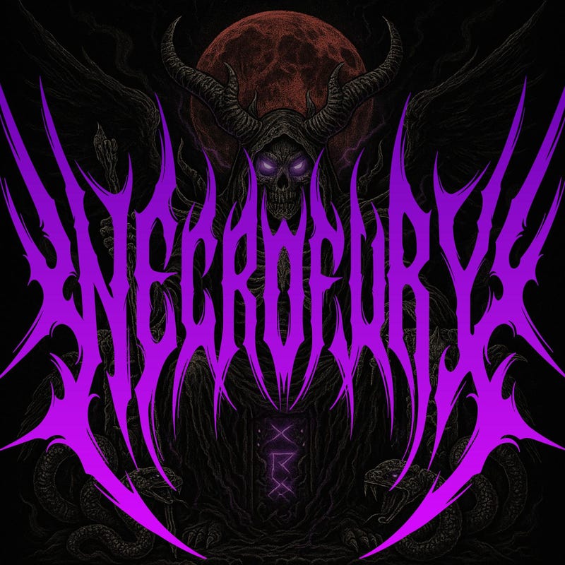 Gothic Logo Canva - Etsy