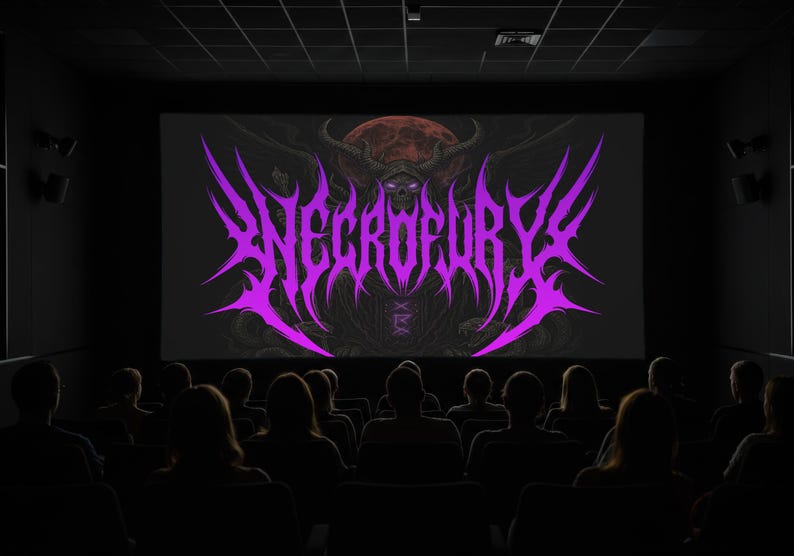 Death Metal Font | Brutal Black Metal Typeface | Horror Gothic logo ...