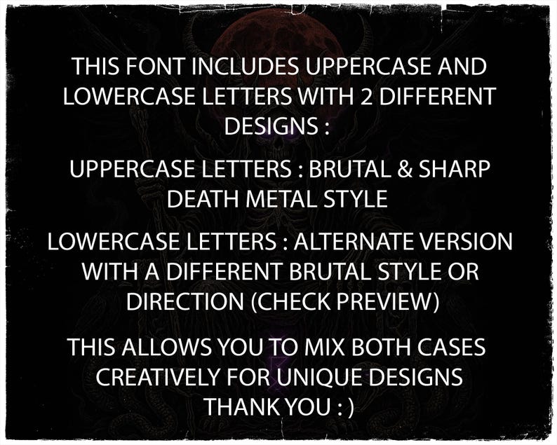 5 Death Metal Fonts Bundle OTF TTF WOFF | Gothic Horror Typeface Pack ...