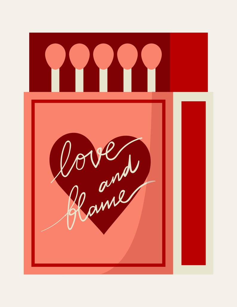 Red Aesthetic Printable Wall Art Set - Digital Download Gallery for ...